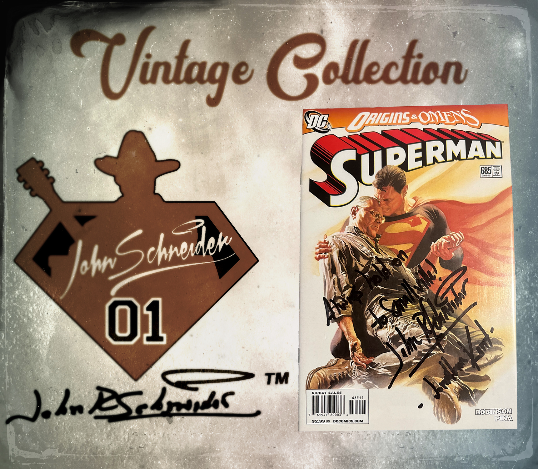 2009 Superman Autographed Comic – John Schneider Entertainment Store